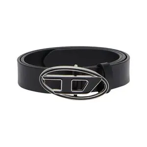 DIESEL B-1dr Leather Belt - Black