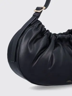 A.p.c. Leather Shoulder Bag - Black