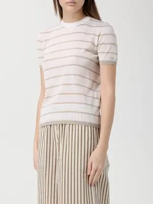 Max Mara Striped T-shirt - Beige