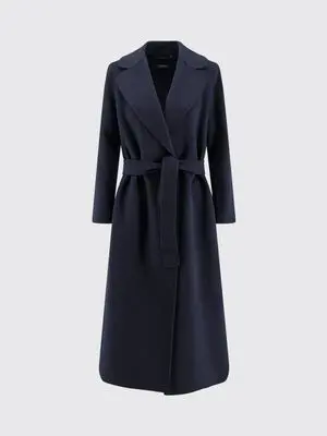 Max Mara Belted Coat - Blue