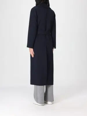Max Mara Belted Coat - Blue