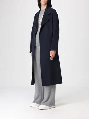 Max Mara Belted Coat - Blue