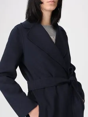 Max Mara Belted Coat - Blue