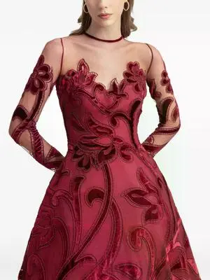 GEMY MAALOUF Embroidered Gown