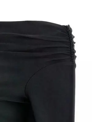 Andamane Off-the-shoulder Long-sleeve Top - Black