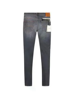 Jacob Cohen Topstitched Trousers - Grey