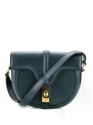 Celine Besace 16 Small Crossbody Bag - Green