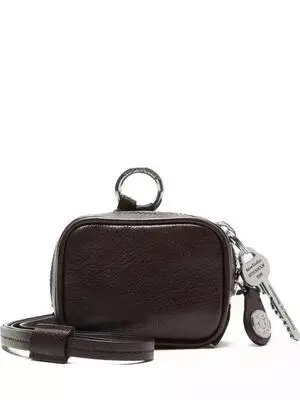 Acne Studios Zip Leather Headphones Case - Brown