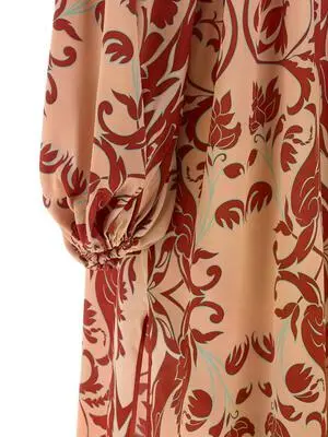 F.R.S FOR RESTLESS SLEEPERS Geometry Print Raque Dress - Neutrals
