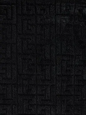 Balmain Monogram Midi Skirt - Black