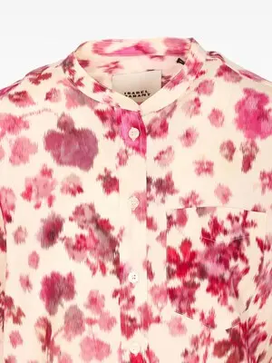 Isabel Marant Étoile Rusak Silk Blouse - Pink