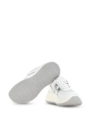 Hogan Hi-fi Leather Sneakers - Silver