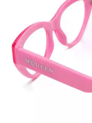 Alexander McQueen Cat-eye Eyeglasses - Pink