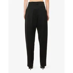 Givenchy Double-pleated Tailored Wool Trousers