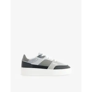 ARNE Arena 2.0 Leather Trainers - Grey Mid