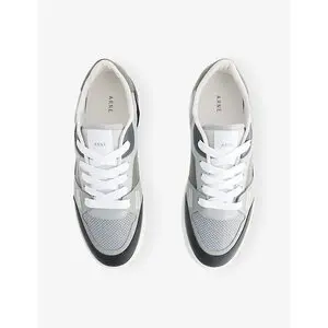 ARNE Arena 2.0 Leather Trainers - Grey Mid