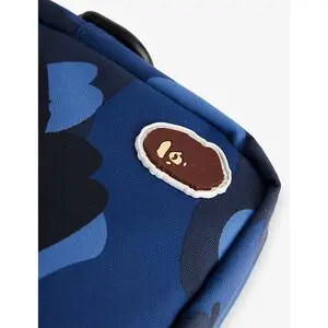 A BATHING APE Camo Mini Woven Shoulder Bag