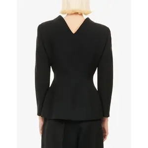 Givenchy Single-breasted Cinched-waist Wool-blend Jacket