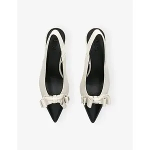 Chloé Alba Sling-back Leather Heeled Courts