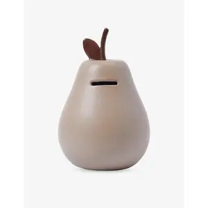 FERM LIVING Pear Stoneware Money Bank 18.5cm - Cashmere