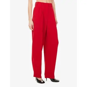Givenchy Double-pleated Crepe-woven Trousers