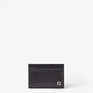Fendi Ff Squared Card Holder - Black
