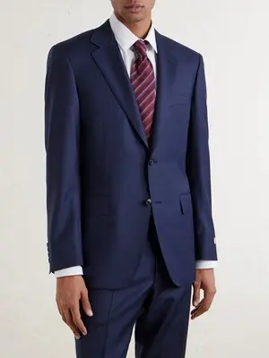 Canali Puppytooth Wool Suit Jacket