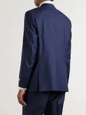 Canali Puppytooth Wool Suit Jacket