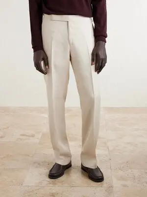 LARDINI Straight-leg Trousers - Neutrals