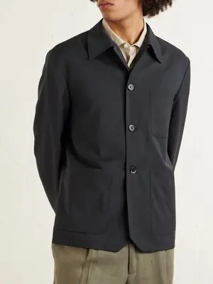 Barena Venezia Virgin Wool Overshirt - Gray