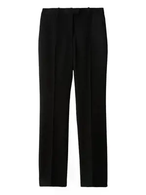 Burberry Grain De Poudre Wool Trousers