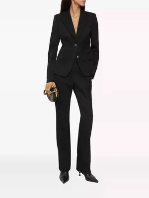 Burberry Grain De Poudre Wool Trousers