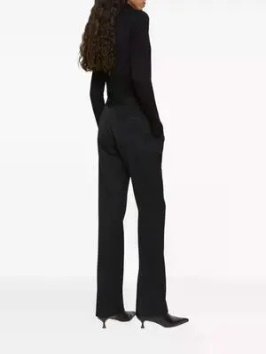 Burberry Grain De Poudre Wool Trousers