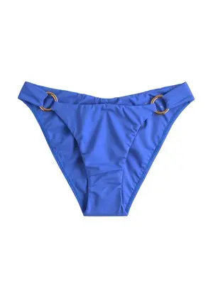 AWAY THAT DAY Sorrento Ruched Bikini Briefs - Bright Blue