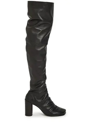 LEMAIRE 80 Leather Over-the-knee Boots