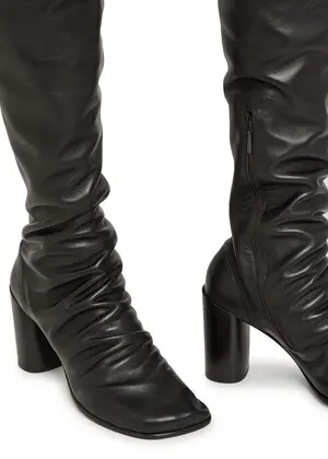 LEMAIRE 80 Leather Over-the-knee Boots