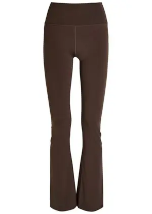 Vuori All The Feels Flared Stretch-jersey Leggings