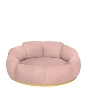 LOOTY Medium Camelia Dog Sofa - Pink
