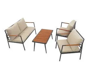 TEAMSON 4-piece Outdoor Conversation Set