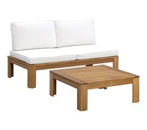 TEAMSON Acacia Modular Outdoor Sofa Set - One-color