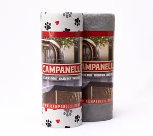 CAMPANELLI S/2 30 Pc Printed & Solid Microfiber Towels On Roll