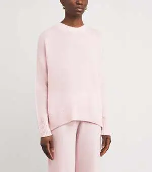 ALLUDE Cashmere Crew-neck Sweater