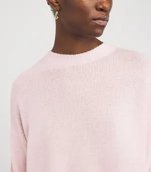 ALLUDE Cashmere Crew-neck Sweater