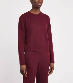 SPORTY & RICH Cashmere-wool Blend Crew Neck Sweater