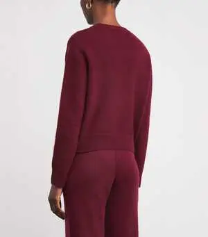 SPORTY & RICH Cashmere-wool Blend Crew Neck Sweater