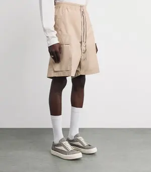 Rick Owens Bela Cargo Shorts - Beige