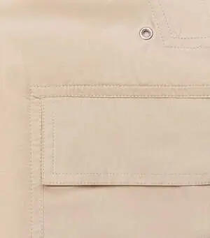 Rick Owens Bela Cargo Shorts - Beige