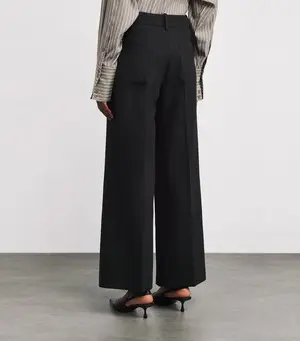 FRAME Wide-leg Palazzo Trousers