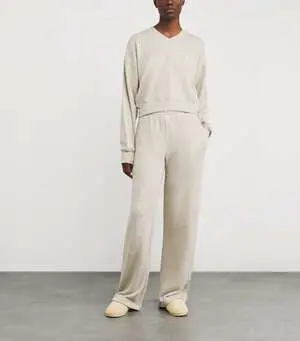 Eterne Cotton-blend Wide-leg Sweatpants