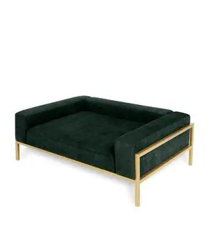 LOOTY Small Dog Sofa - Green